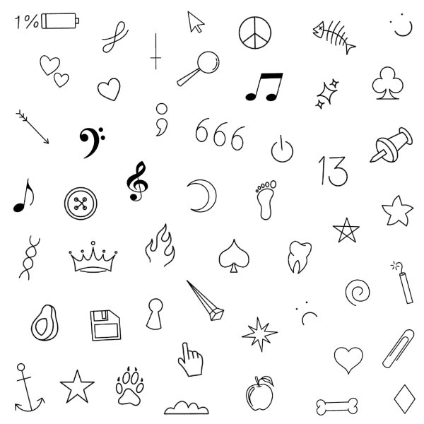 Tattoo SVG. Tattoos SVG. Doodles SVG. Tattoo Cut File. Doodle Cut File ...