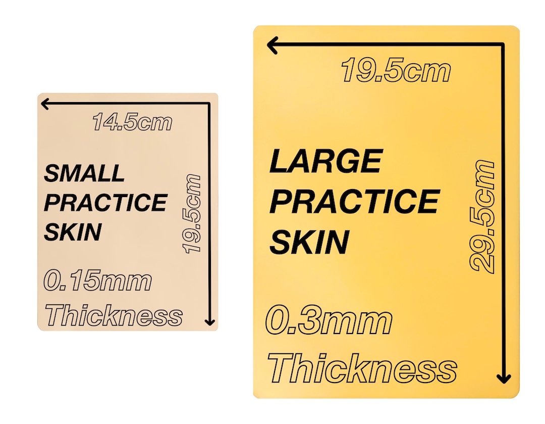 Tattoo Practice Skin for Beginners, Apprentices and Professionals ...