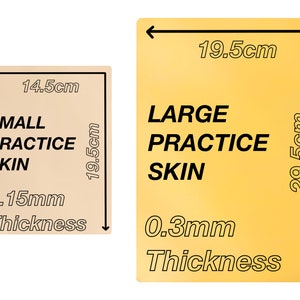 Pre-printed Tattoo Practice Skin for Beginners, Apprentices and ...