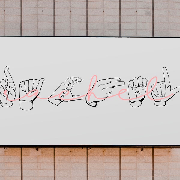 Sign Language - Etsy