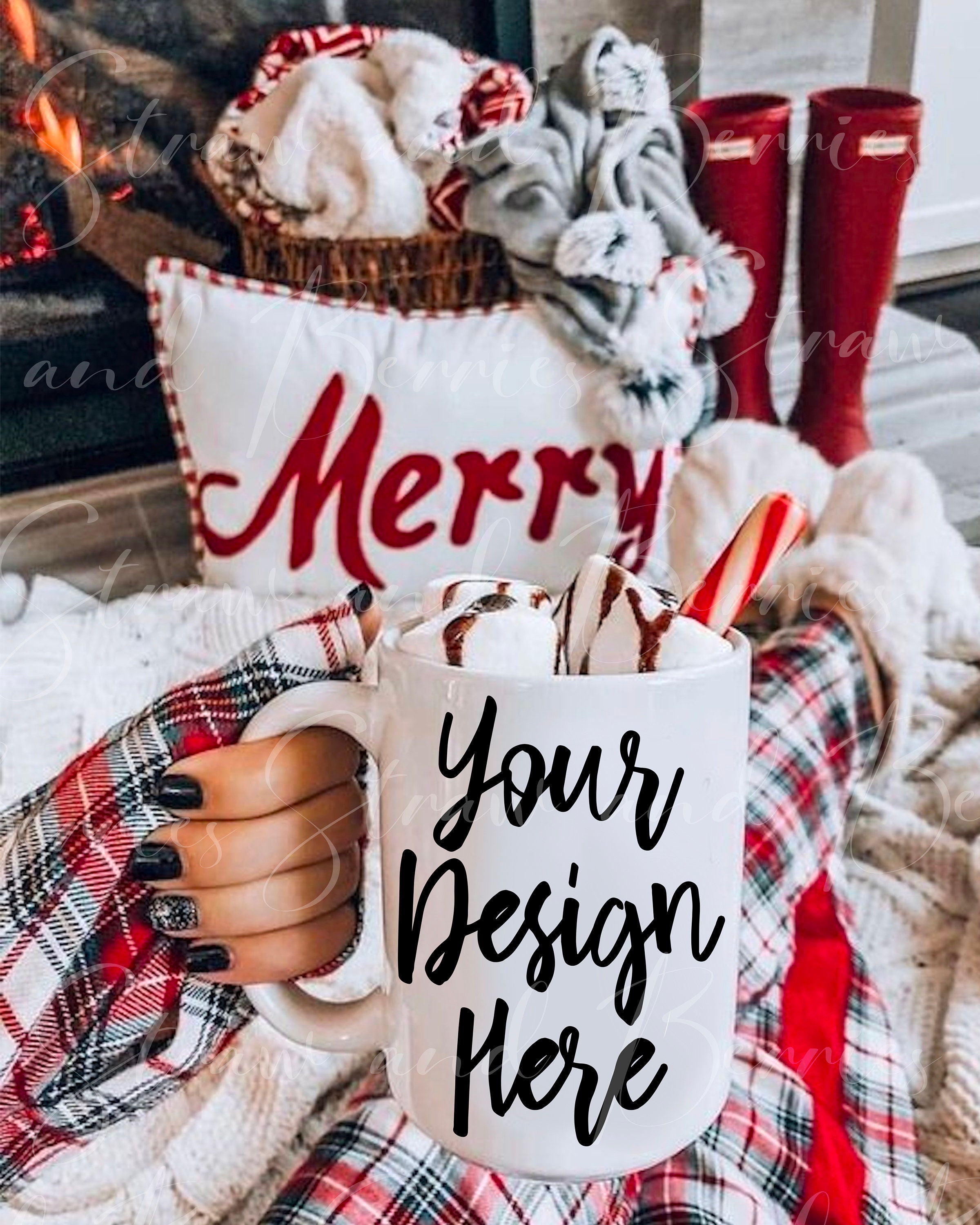 Mug Mockup Christmas Mockup Holiday Mockup Christmas Mug - Etsy