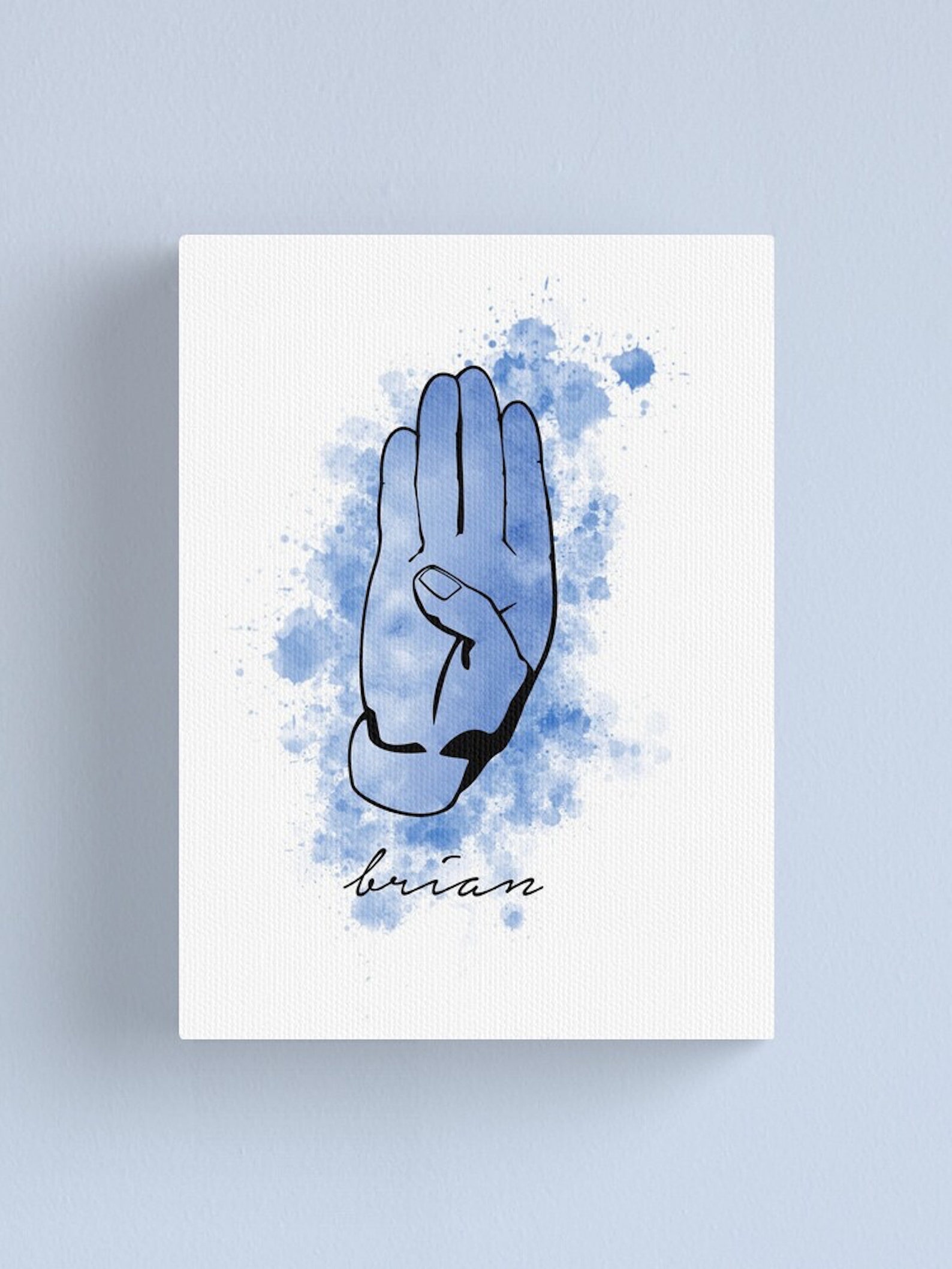 ASL Name Sign Sign Language Name Sign Wooden Name Sign Last | Etsy