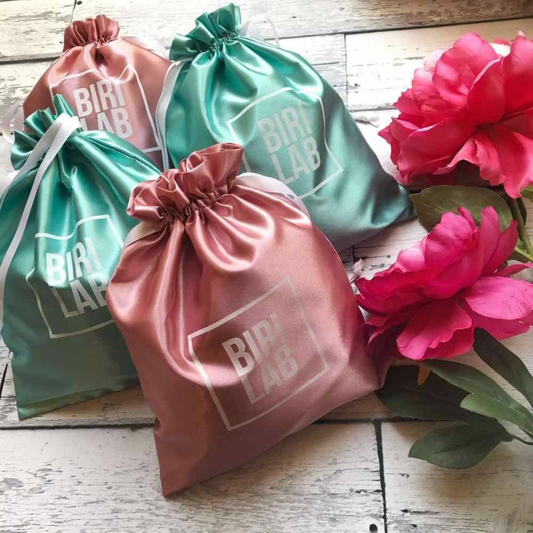 Drawstring Pouch Merchandise Bag Jewellery Pouch Bag Satin Silk Bag ...