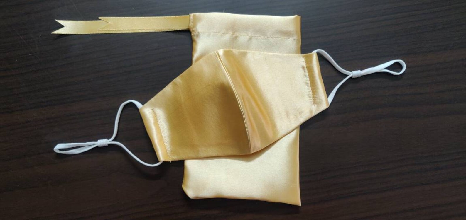 100 Satin Silk Masks Wedding Guest Mask Party Favors Masks | Etsy