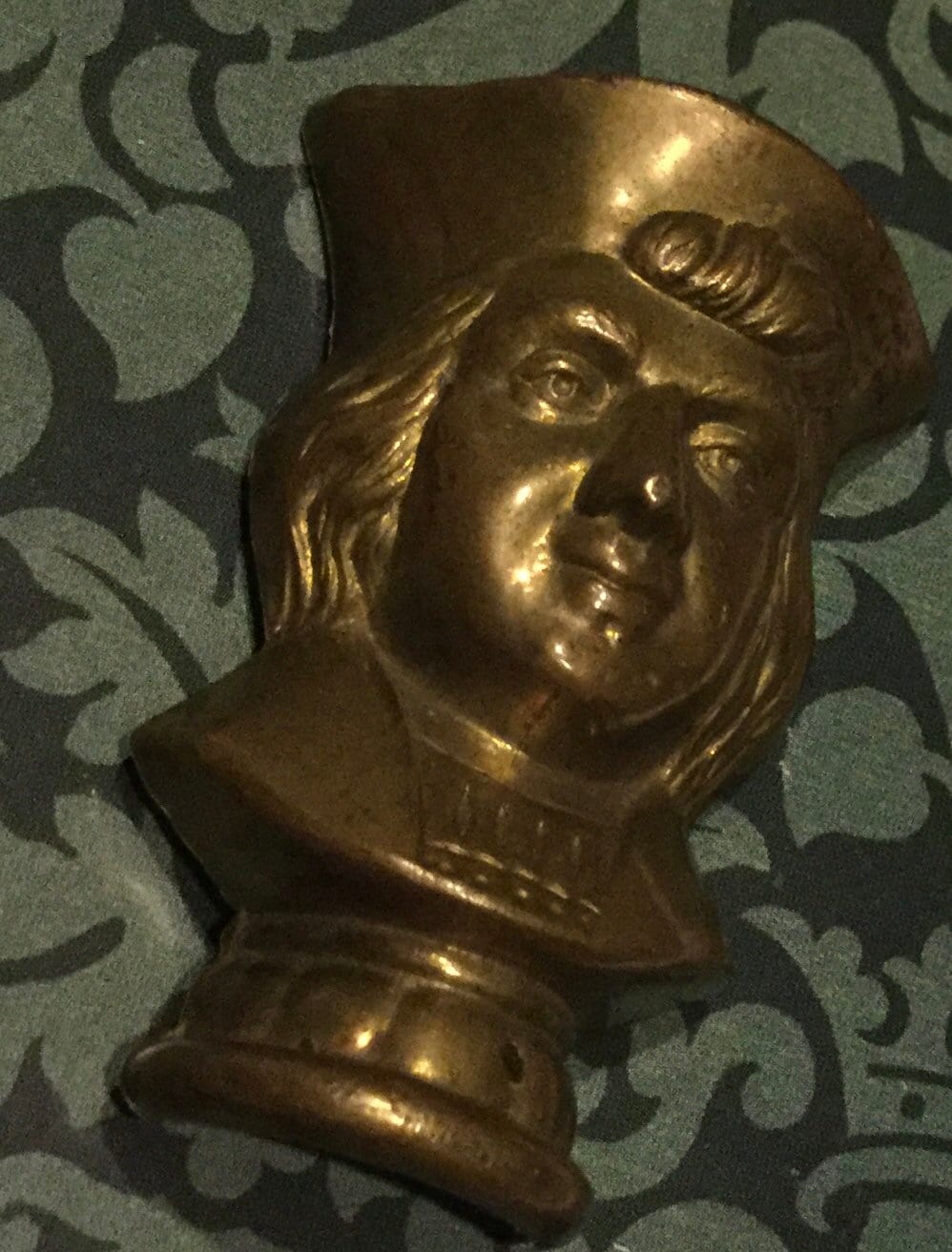Vintage Colonial Figure, Quaker Oats, Columbus, Figural, Brass, Statue ...