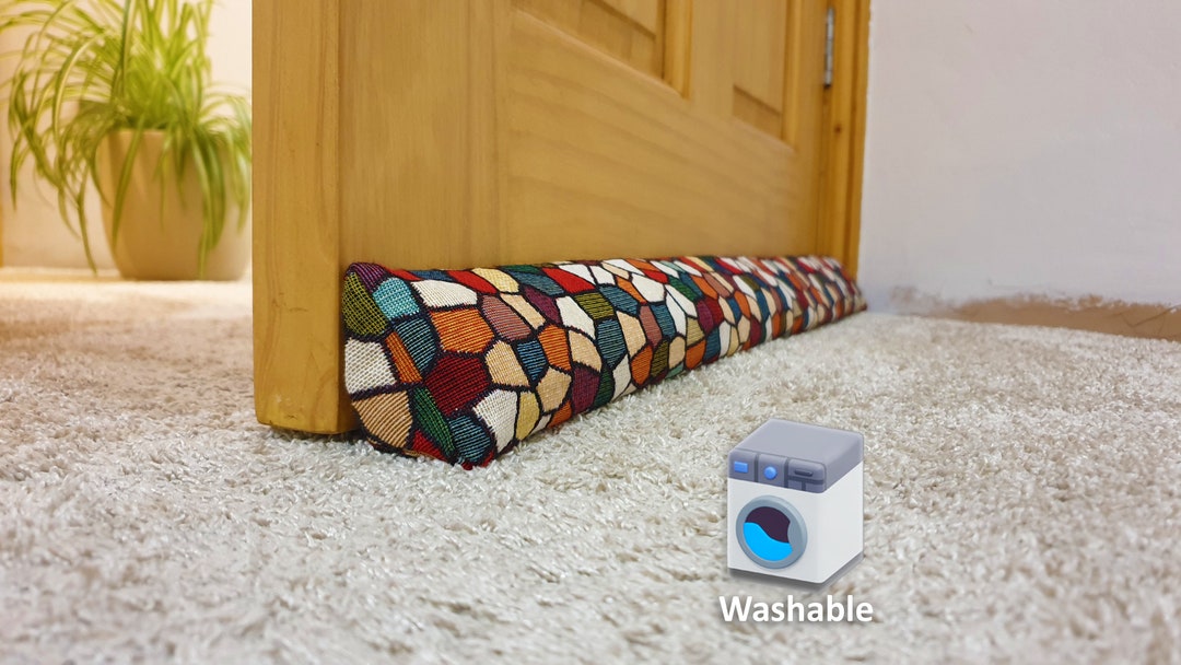 Draught Excluder Triangular® | Machine Washable | Heavy, Hookable ...