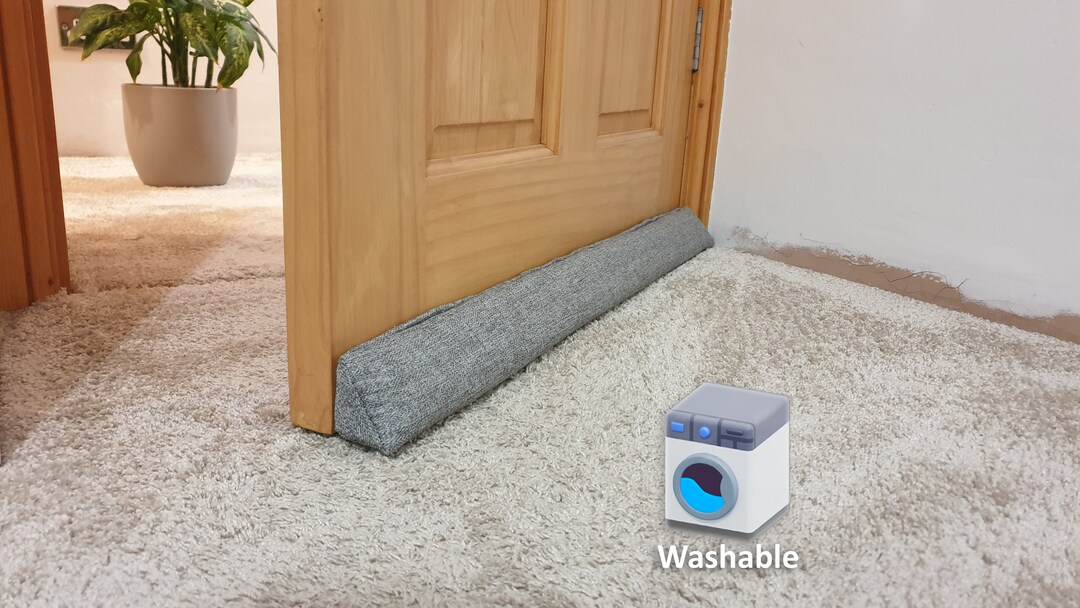 Draught Excluder Triangular® | Machine Washable | Heavy, Hookable ...