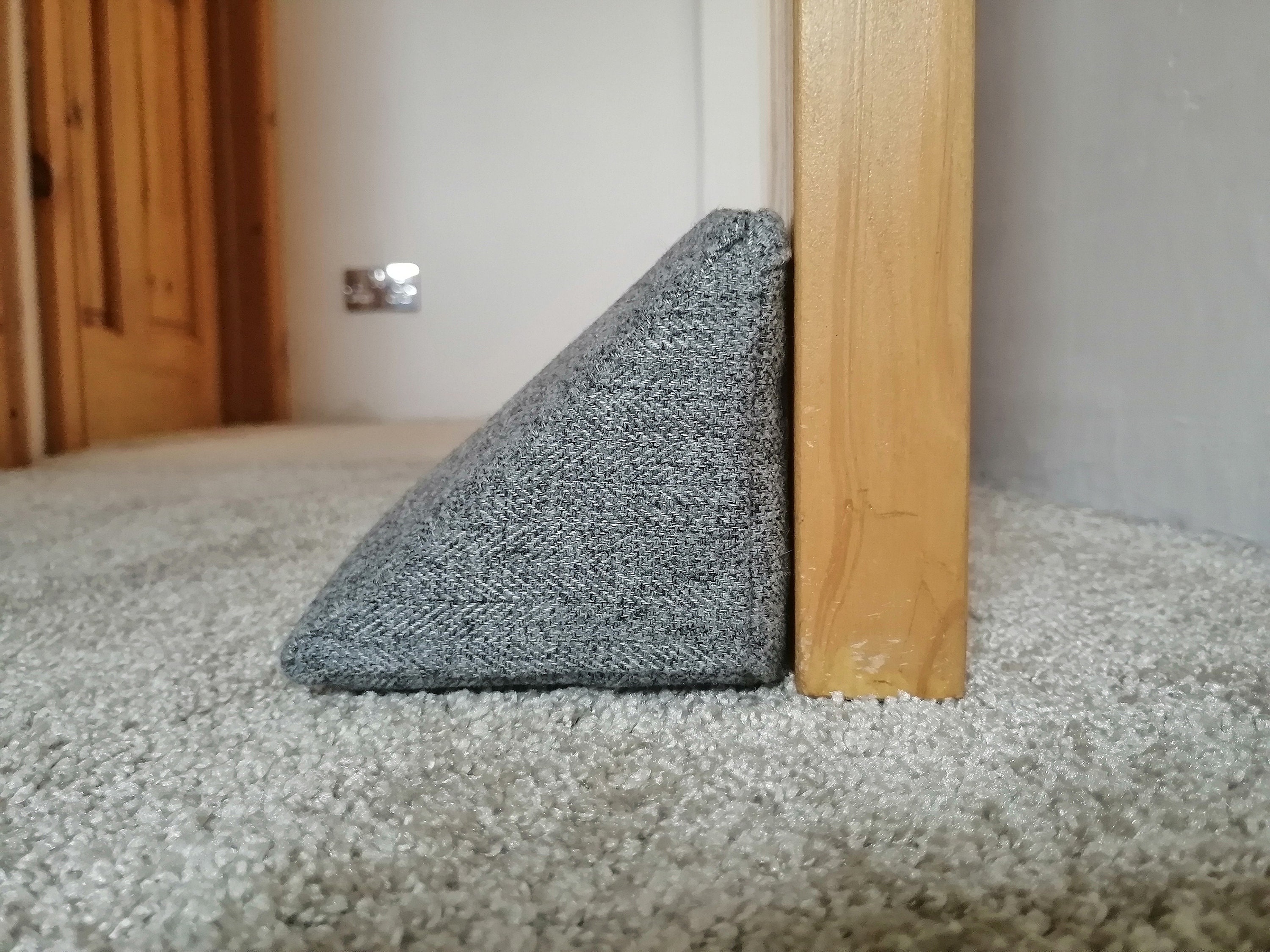 EXTRA THICK Draught Excluder Triangular® Washable, Heavy, Hookable ...