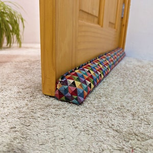 Draught Excluder Triangular® | Geometric Tapestry | Heavy, Hookable ...