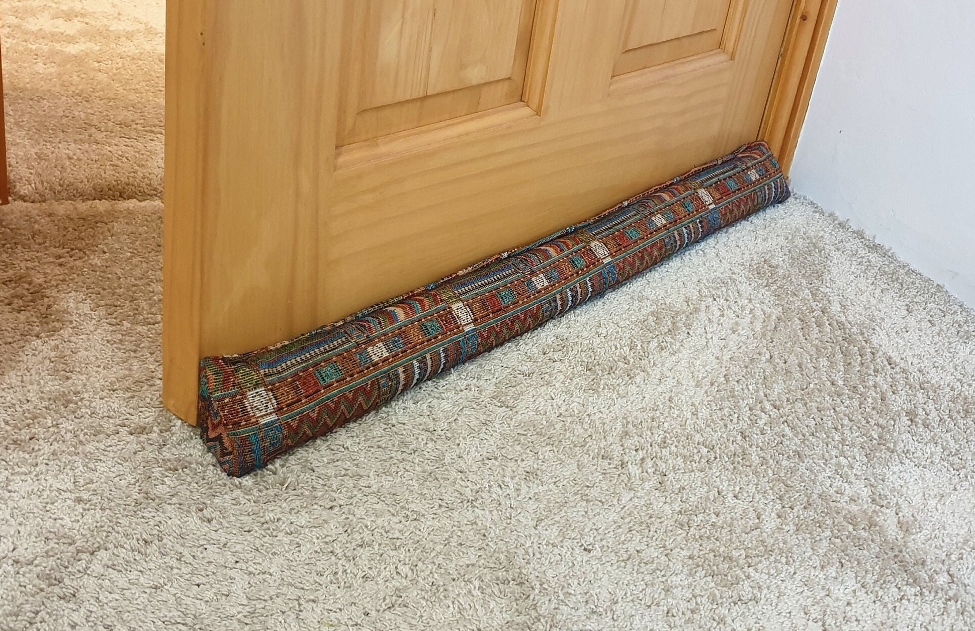 Draught Excluder Triangular® | Heavy, Hookable | Funky Tapestry | Draft ...