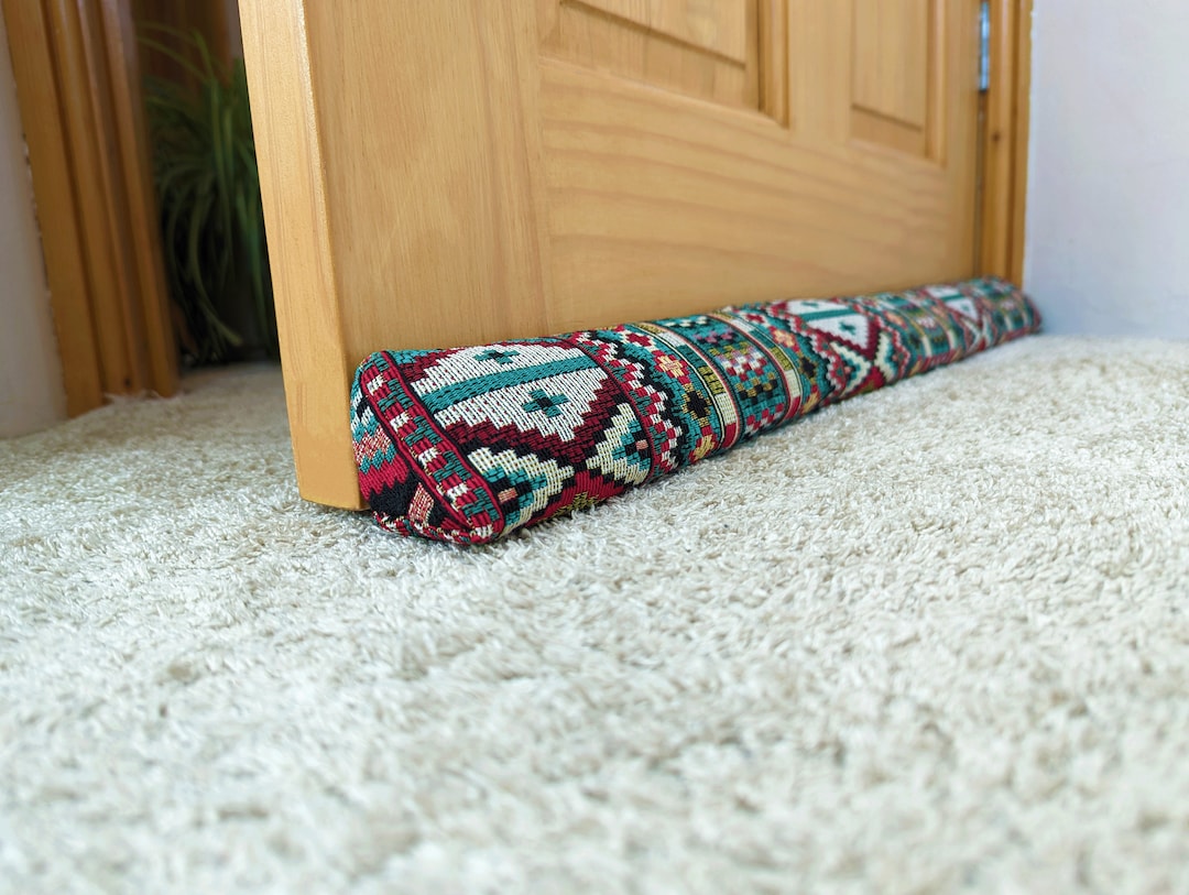 Draught Excluder Triangular® | Indian Woven Tapestry | Heavy, Hookable ...