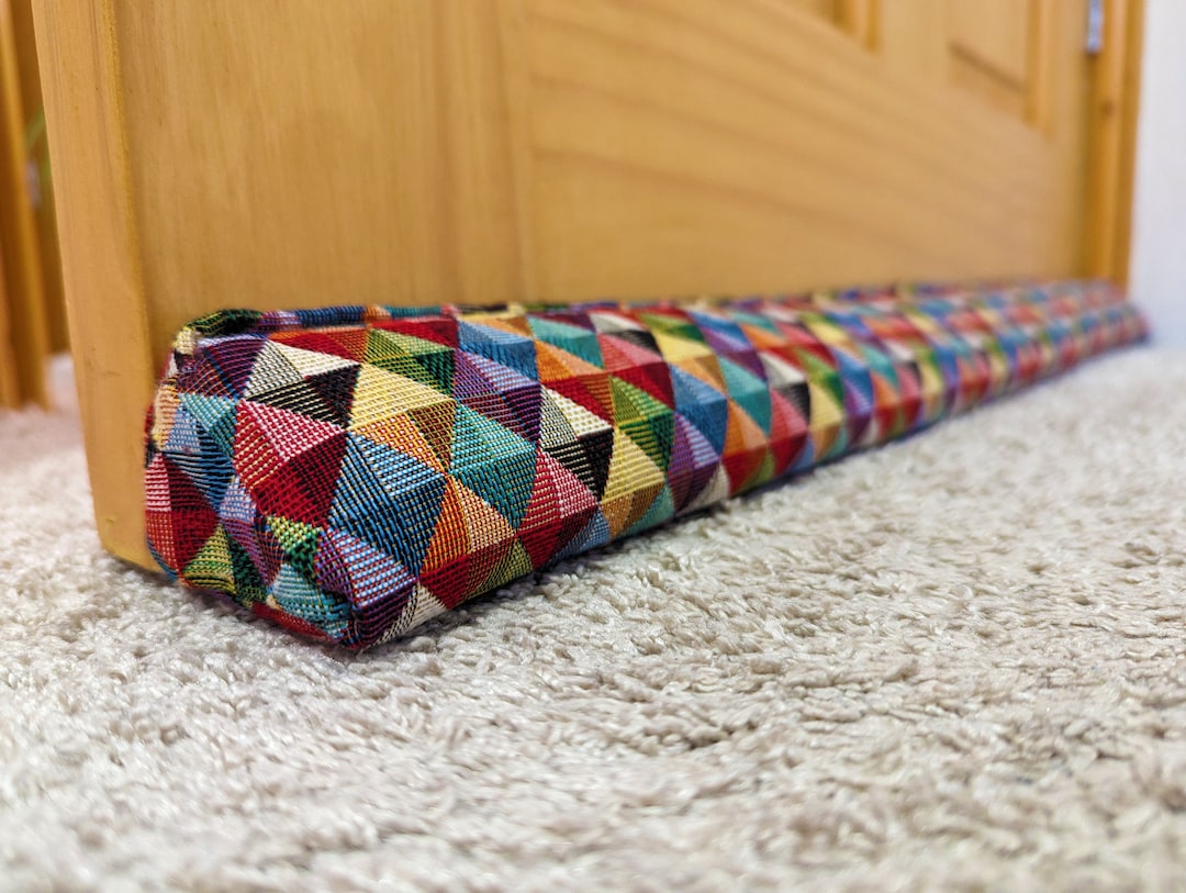 Draught Excluder Triangular® | Geometric Tapestry | Heavy, Hookable ...