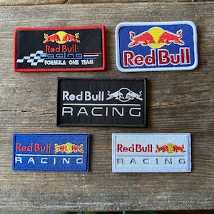 5 Red Bull Patch Moto - Etsy