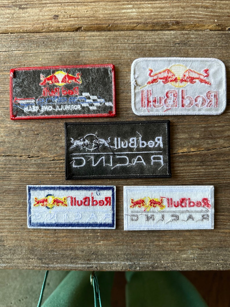 Red Bull Patch Moto Free Shipping Too - Etsy