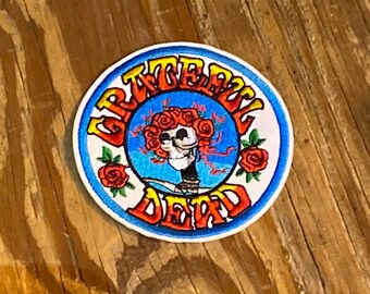 Grateful Dead Skull Roses Patch - Etsy