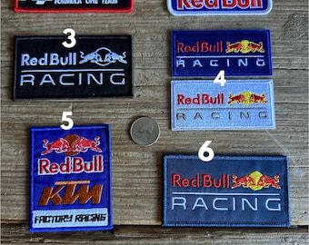Red Bull Patch Moto Buy 2 Get 1 Free Free Shipping Too - Etsy