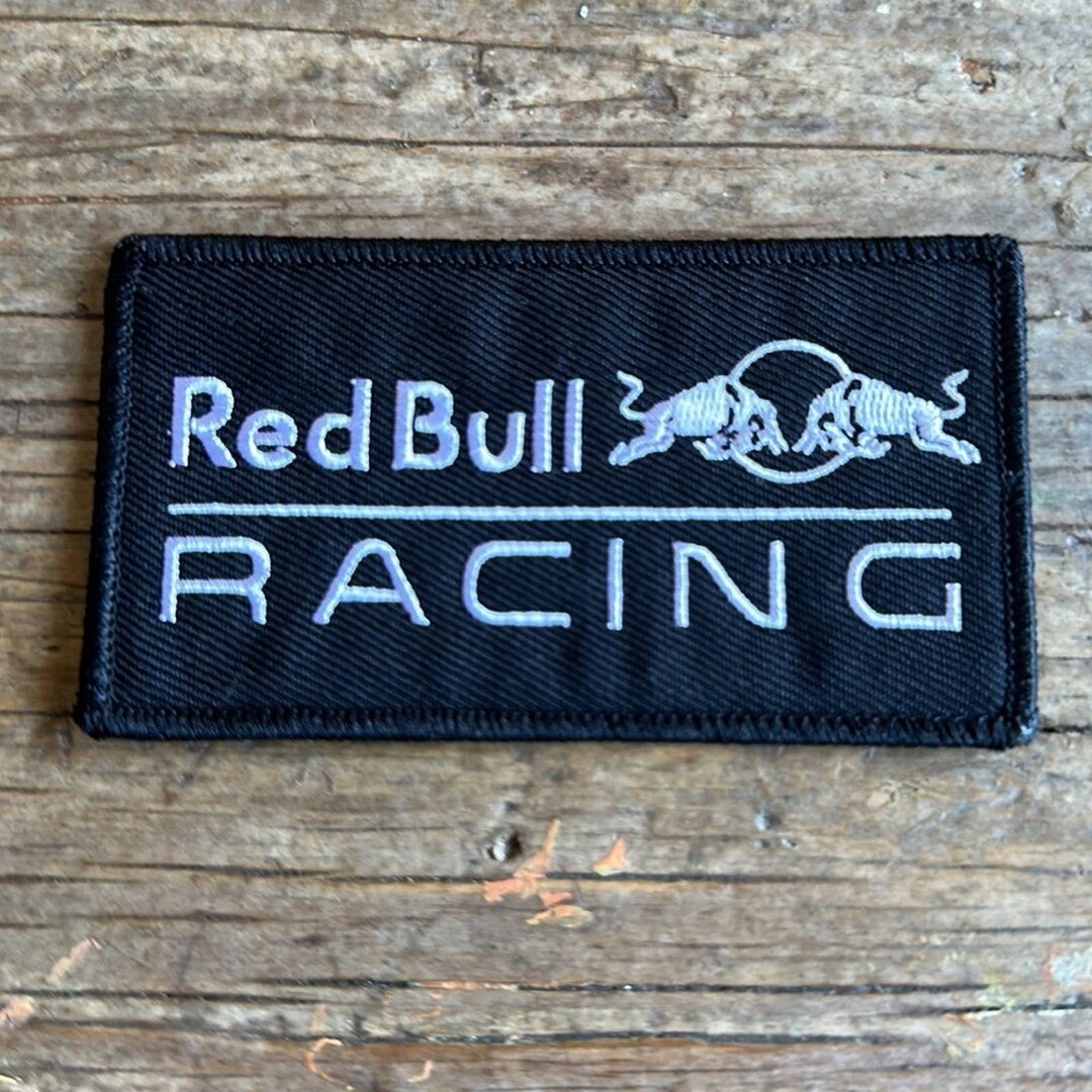 Red Bull Racing Black and White Sew on Patch - Etsy