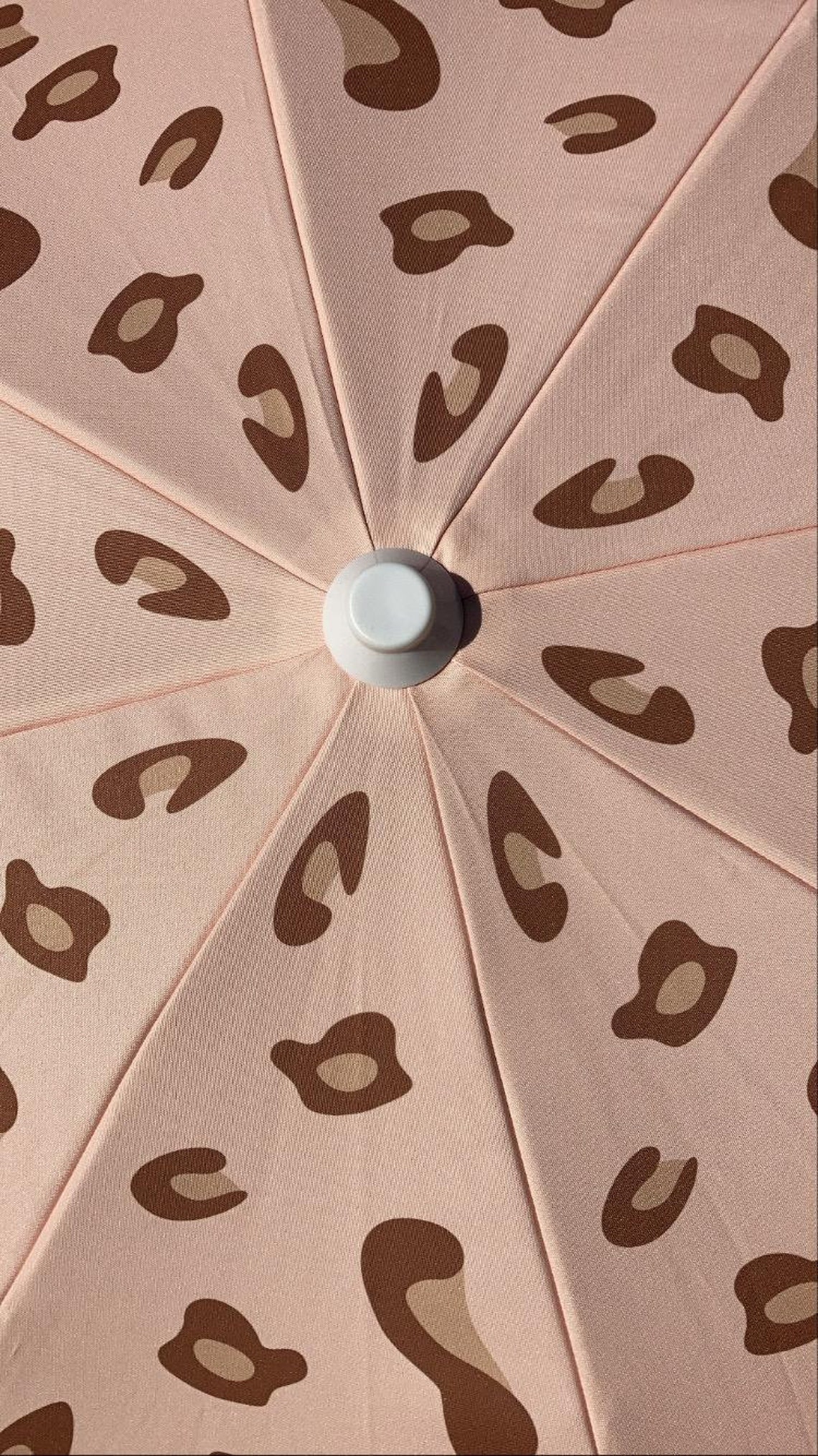 Boho Parasol Umbrella : Wonky Leopard Animal Print Sun Garden Parasol ...