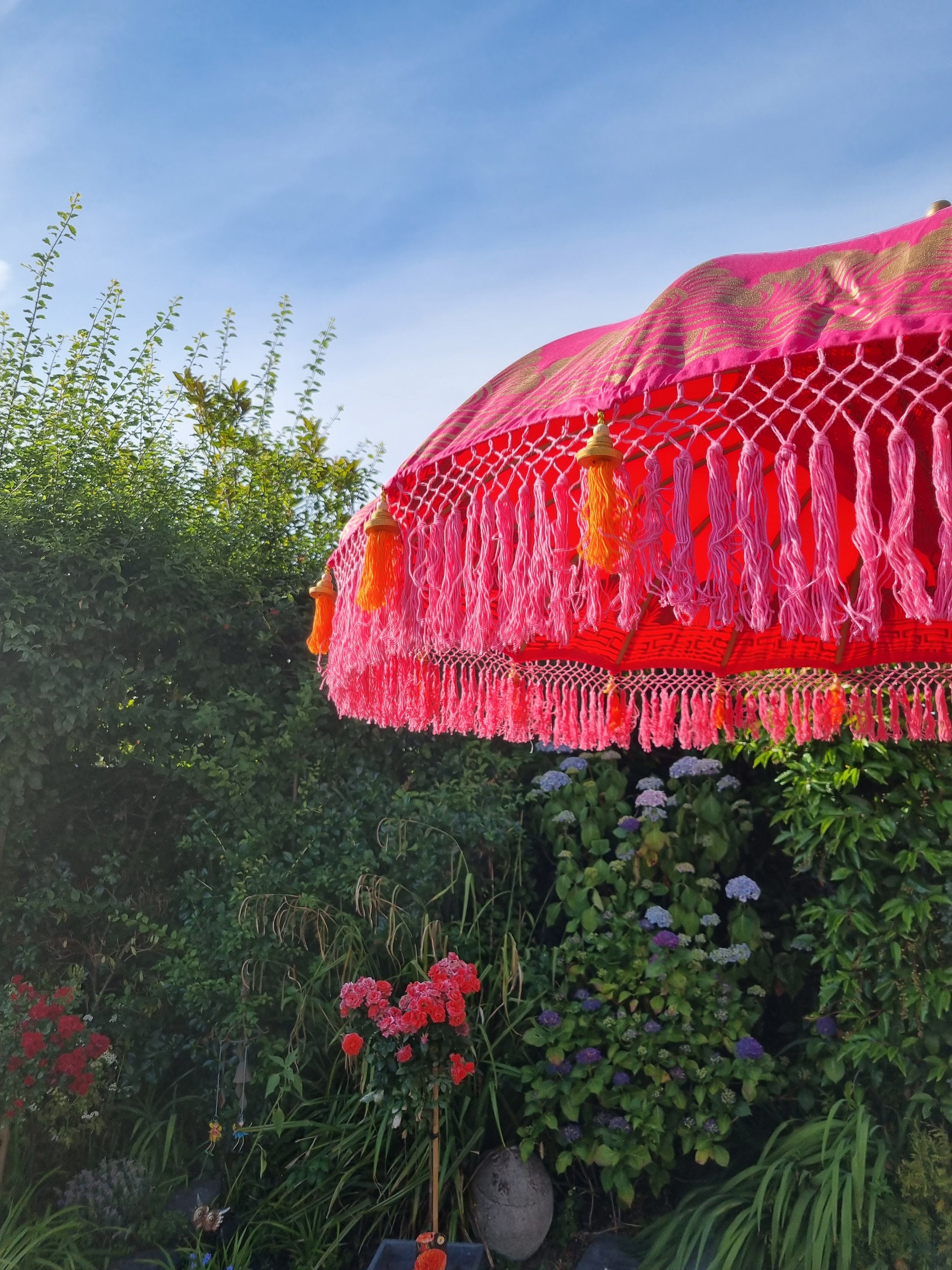 Handmade Balinese Collection Authentic Boho Style Sun Garden Bright ...