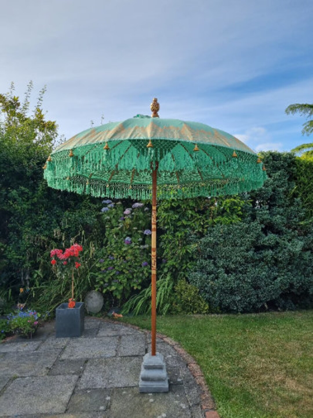 Handmade Balinese Collection Authentic Boho Style Sun Garden Parasol ...