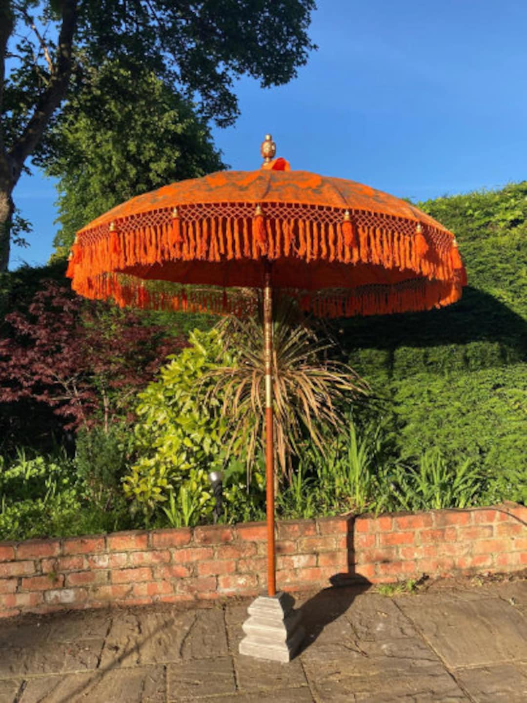 Handmade Balinese Collection Authentic Boho Style Sun Garden Parasol ...