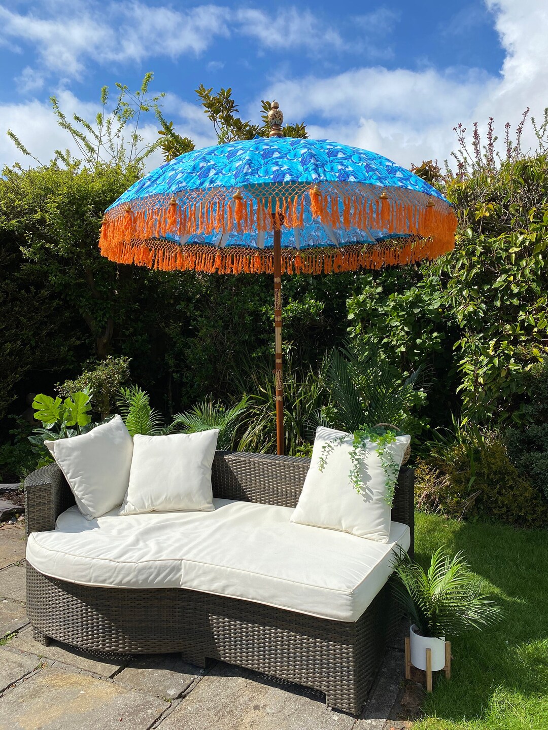 Handmade Balinese Collection Authentic Boho Style Sun Garden Parasol ...