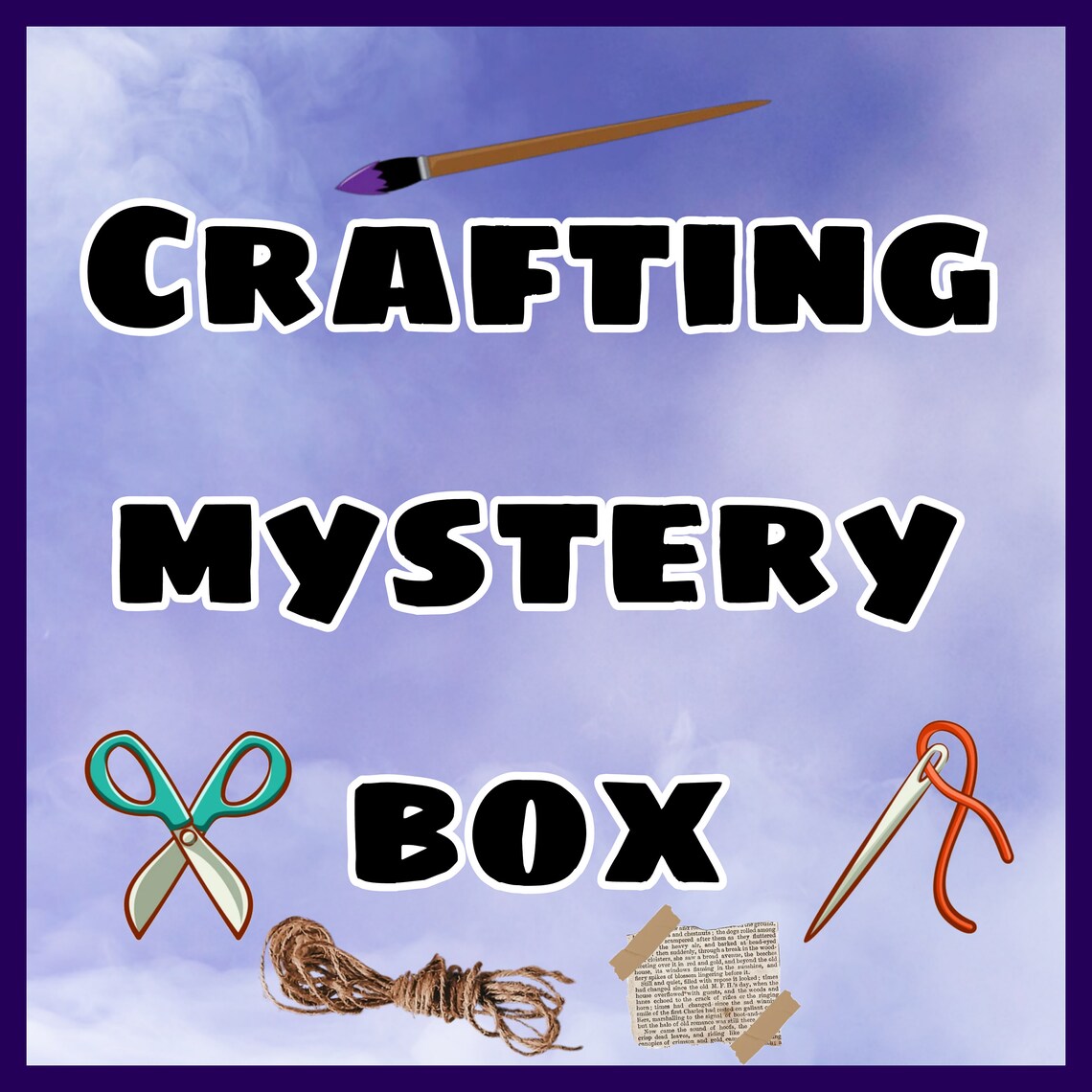 Crafting Art Supply Mystery Box Crafting Box, Crafting Gift Ideas Art ...