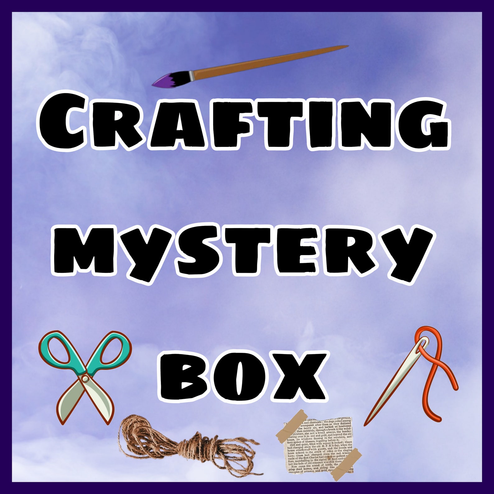 Crafting Art Supply Mystery Box Crafting Box, Crafting Gift Ideas Art ...