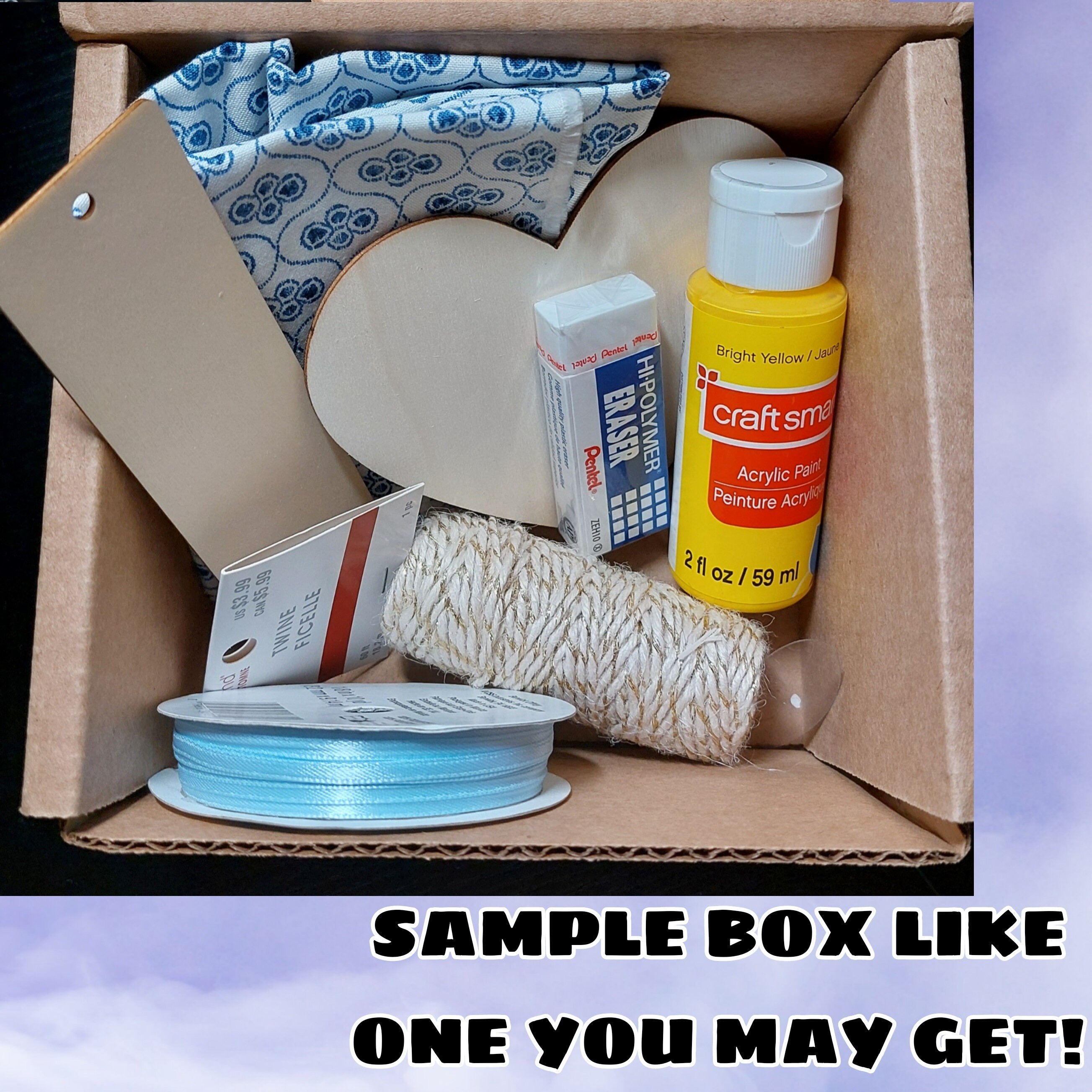 Crafting Art Supply Mystery Box Crafting Box, Crafting Gift Ideas Art ...