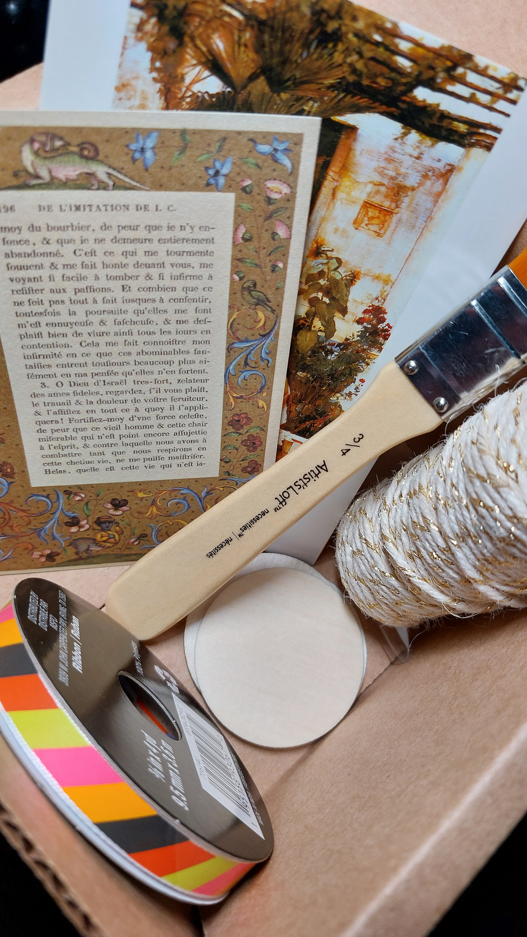 Crafting Art Supply Mystery Box Crafting Box, Crafting Gift Ideas Art ...