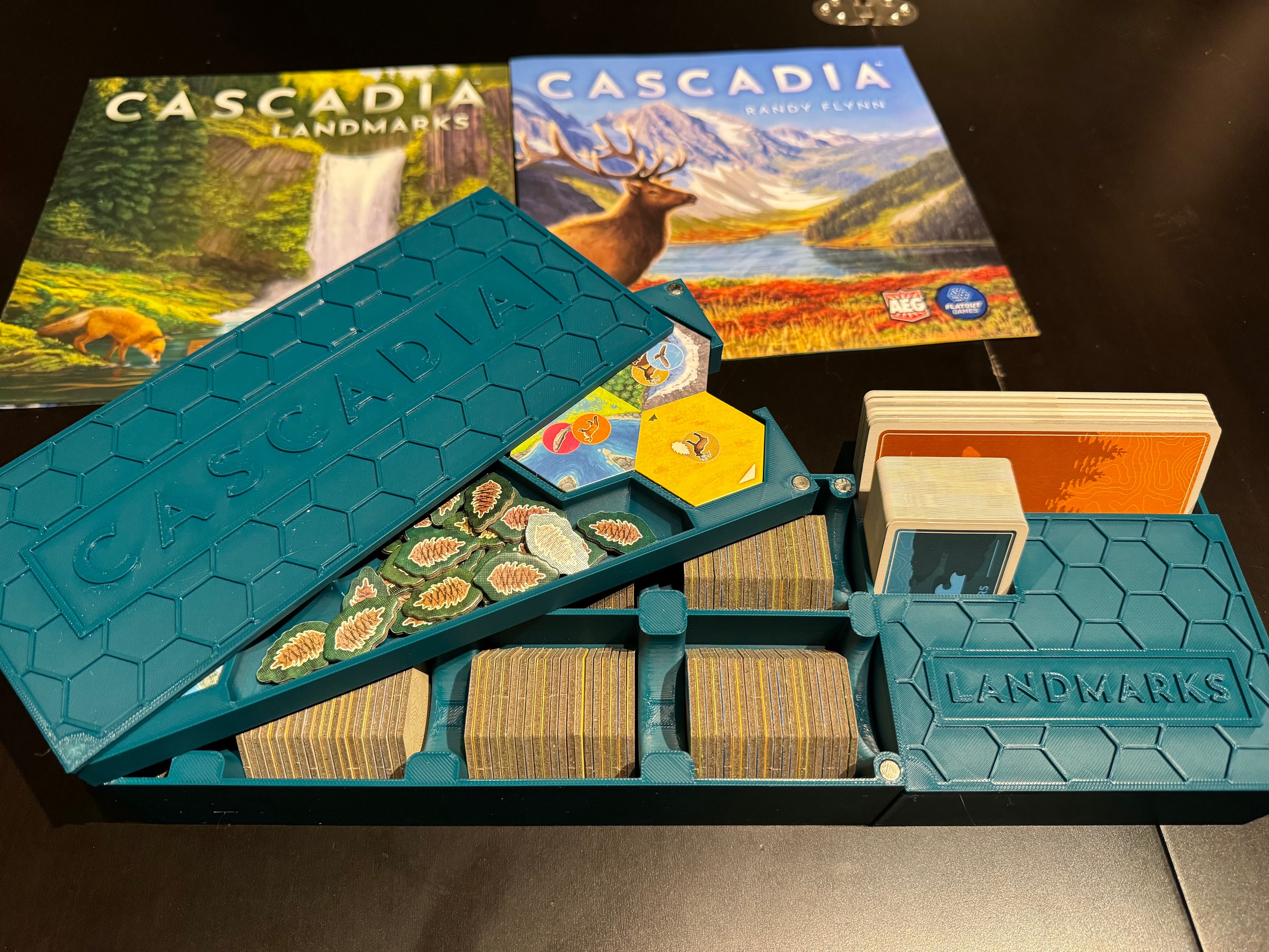 Cascadia Board Game and Expansion Organizer/box Insert - Etsy