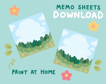 Printable Memo - Etsy