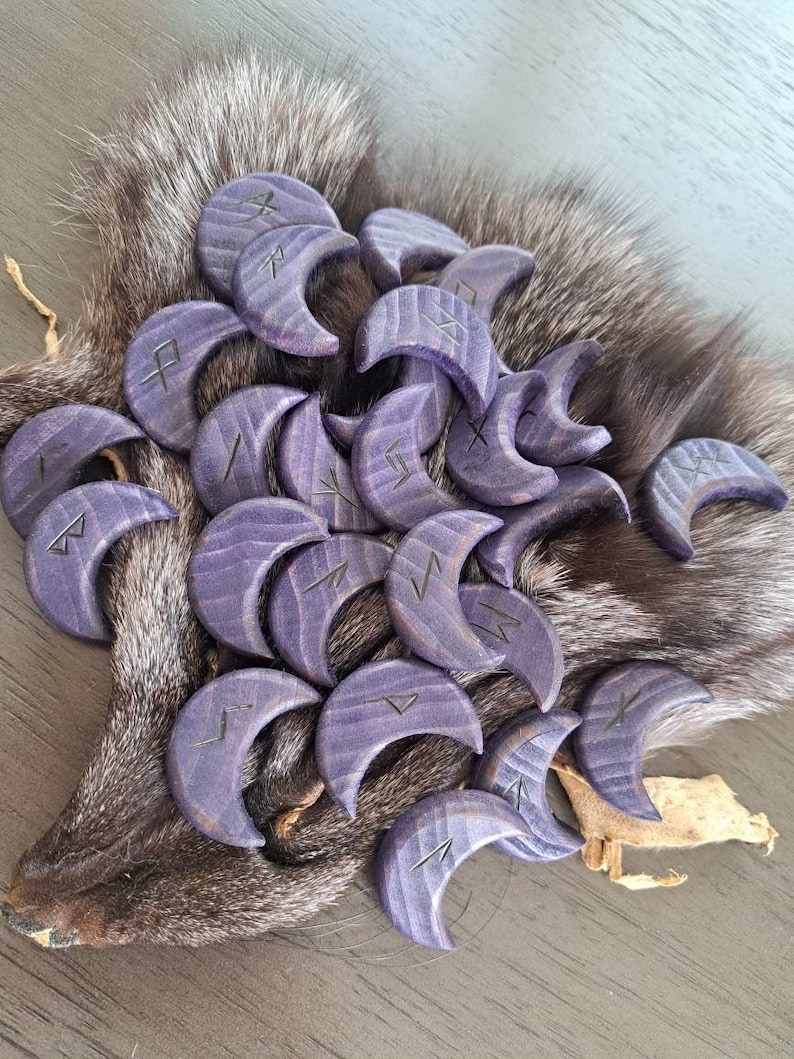 Moon Goddess Rune Set - Etsy