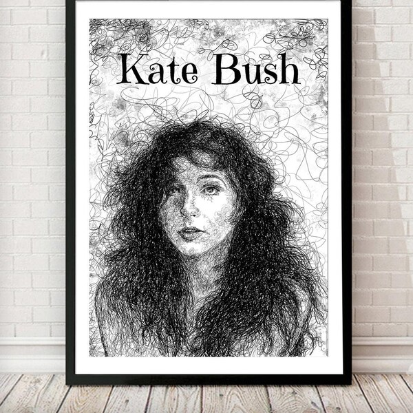 Kate Bush Fan Print - Etsy
