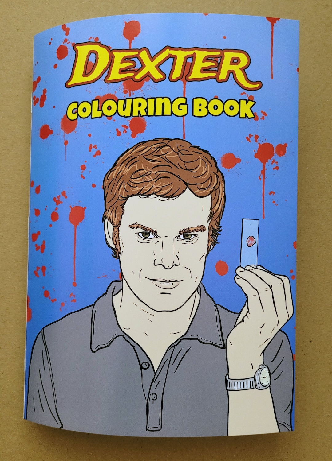 Dexter Colouring Book, Adult Colouring Book, Gift for Dexter Series Fan ...
