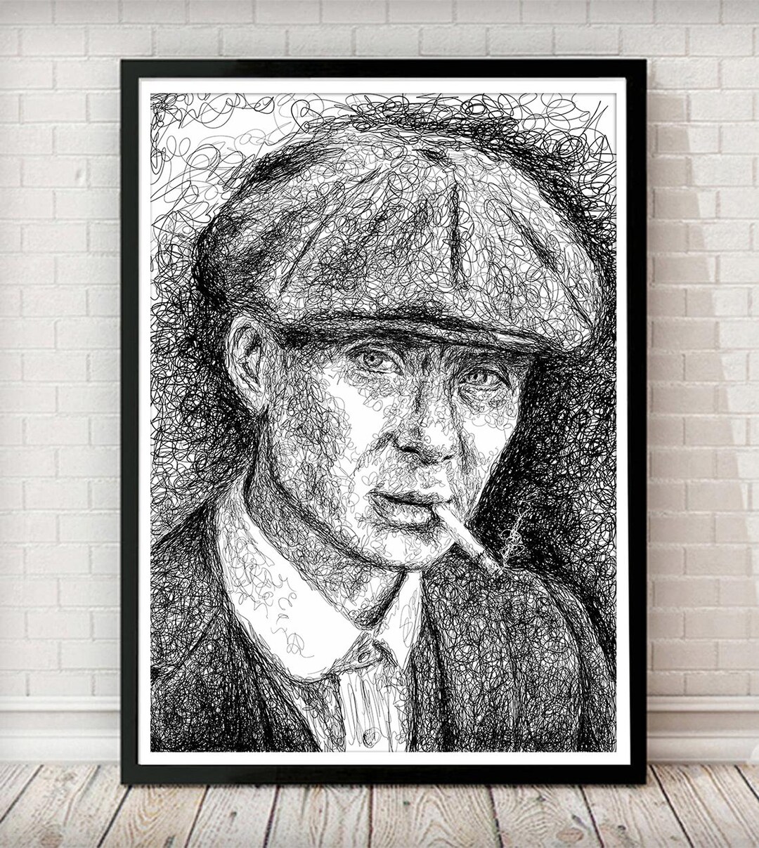 Buy Cillian Murphy as Thomas Shelby Art Print Unframed, Peaky Blinders ...
