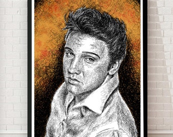 Rock and Roll Line Art - Etsy