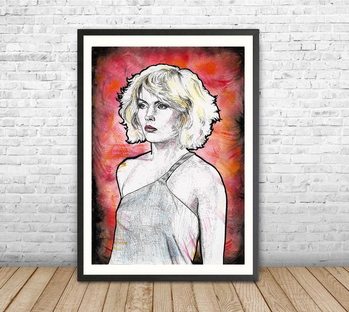 Debbie Harry Print Unframed Blondie Gift Art Print - Etsy