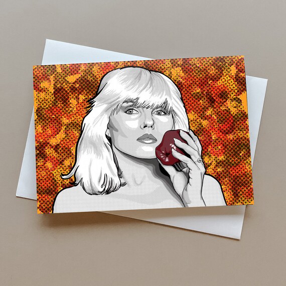 Debbie Harry of Blondie Greeting Card Birthday Card Blondie | Etsy