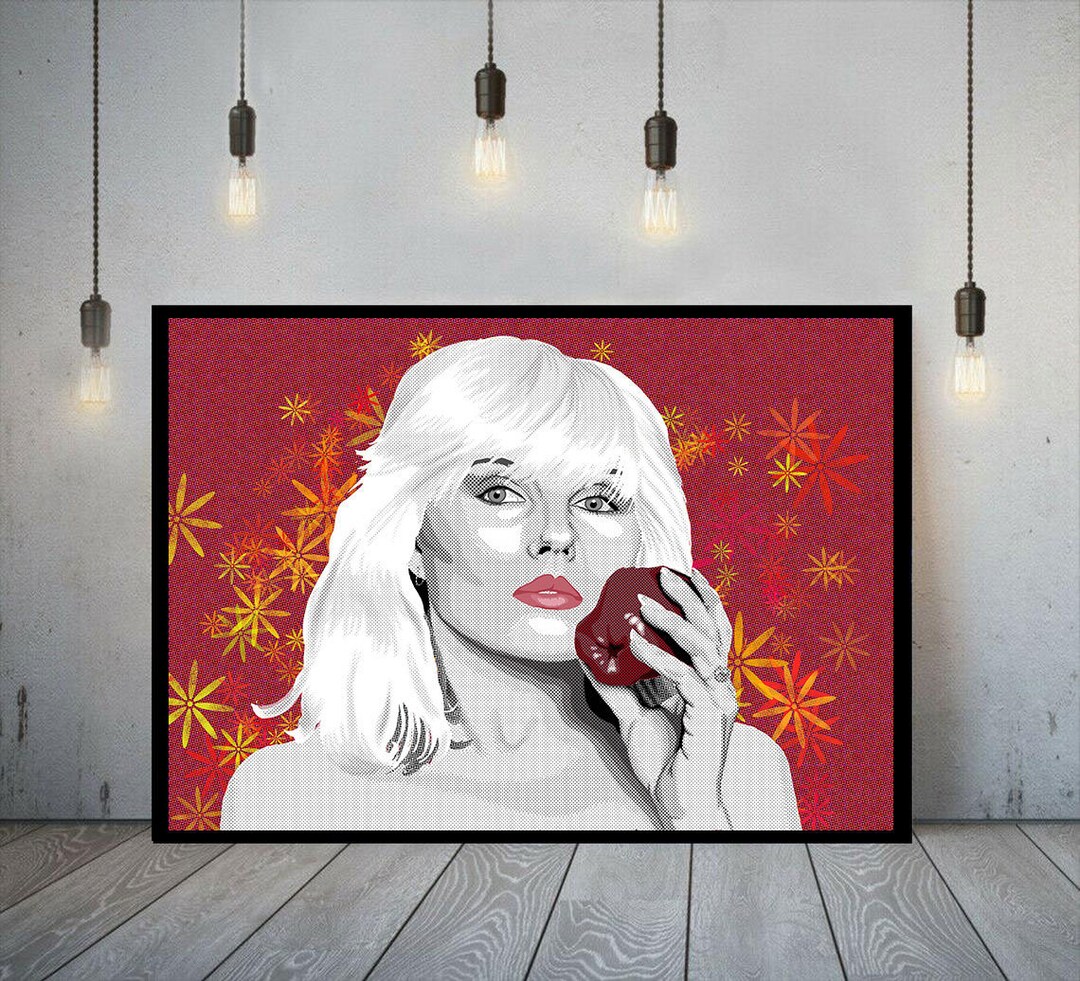 Debbie Harry Blondie retro art print unframed, Blondie Poster, Blondie ...
