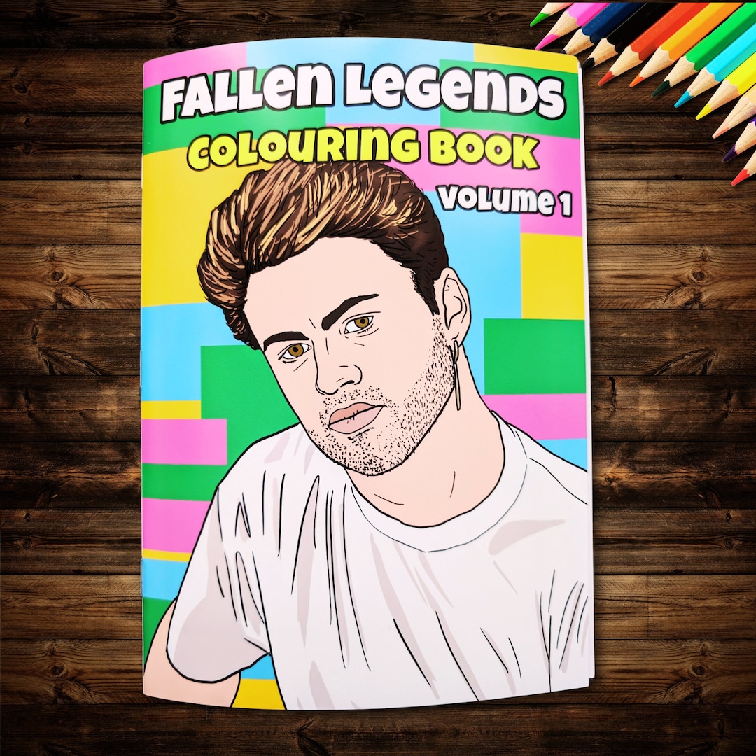 Fallen Legends Colouring Book, Adult Colouring Book, Your Favourite ...