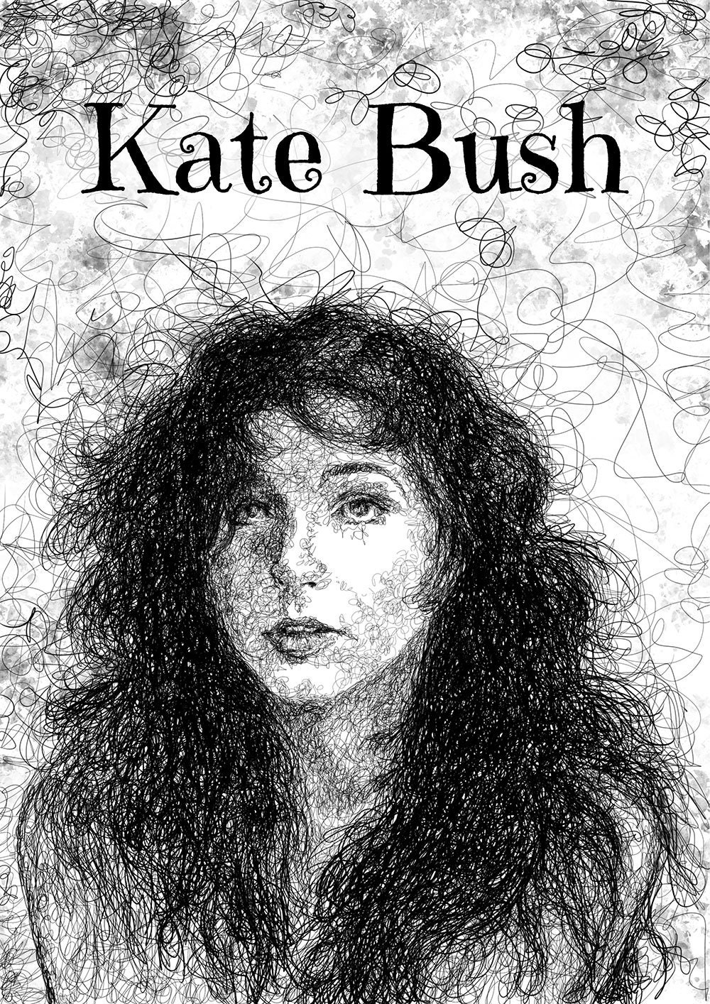 Kate Bush Art Print Unframed, Kate Bush Poster, Kate Bush Wall Art ...