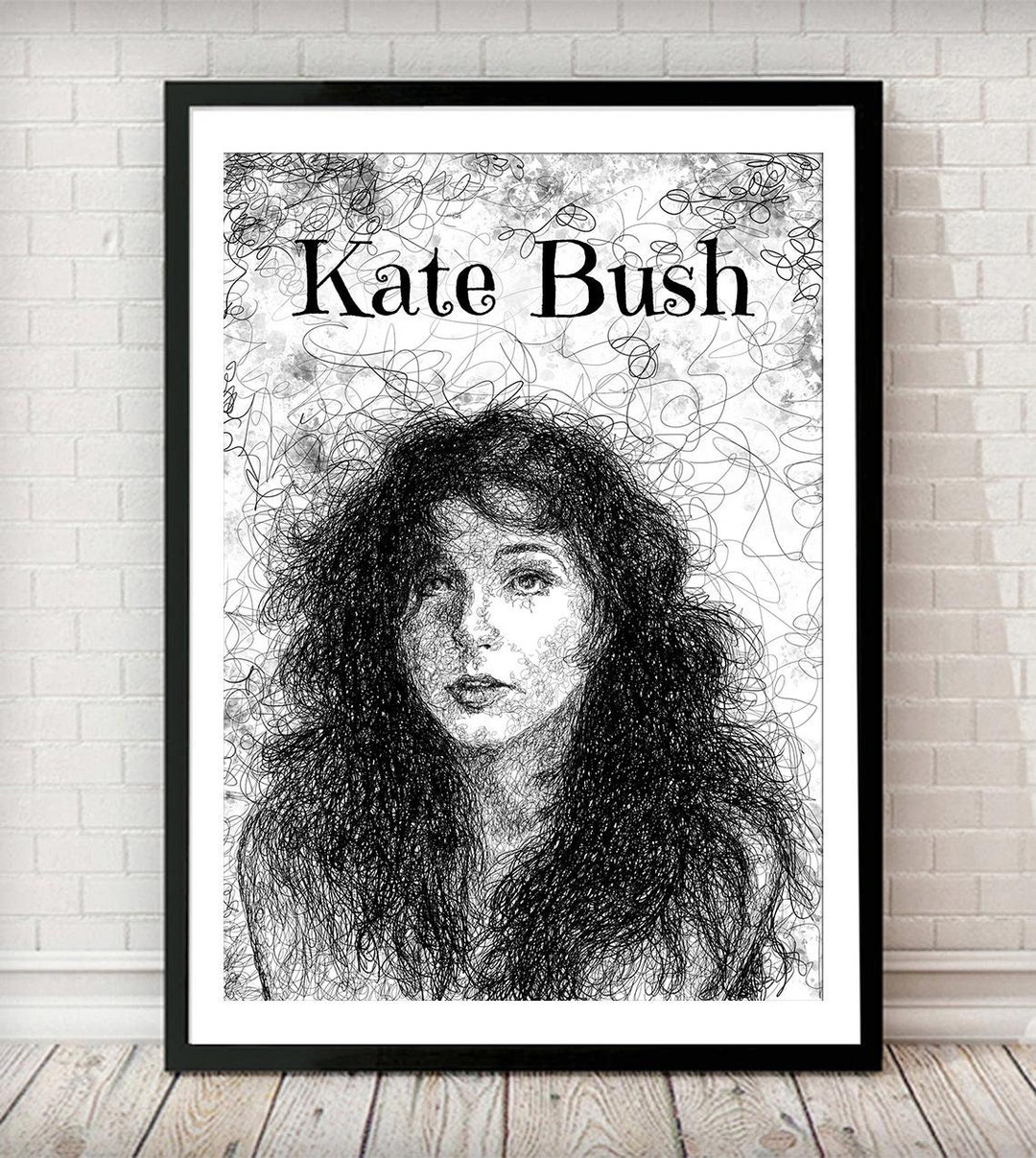 Kate Bush Art Print Unframed, Kate Bush Poster, Kate Bush Wall Art ...