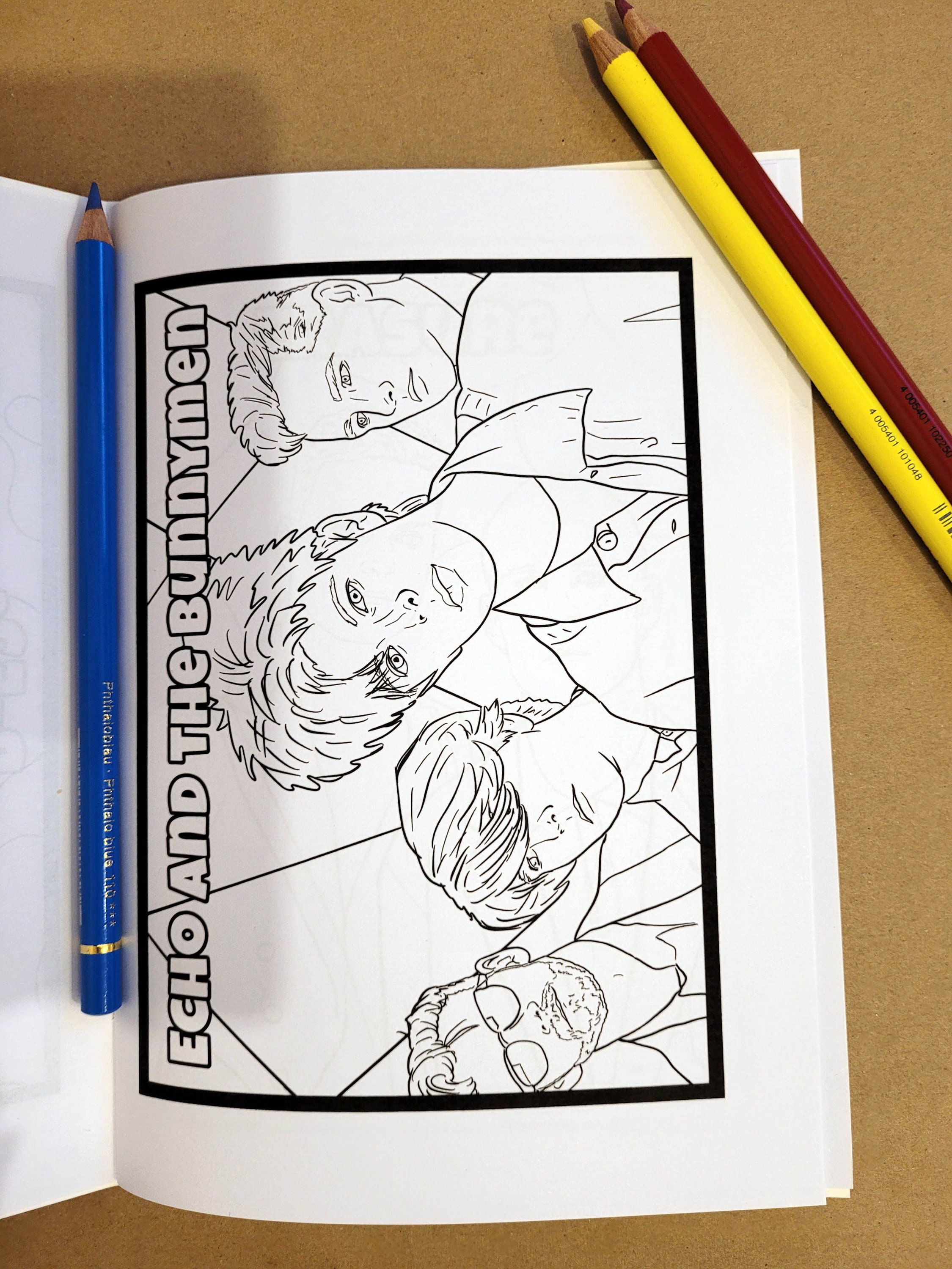 New Wave Colouring Book Adult Colouring Book Gift for New - Etsy UK