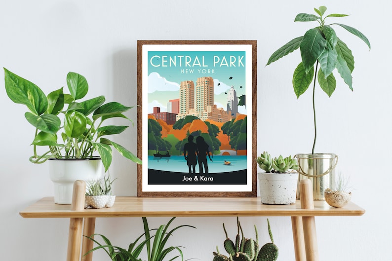 Personalised Central Park Poster, Central Park Print, New York Travel ...