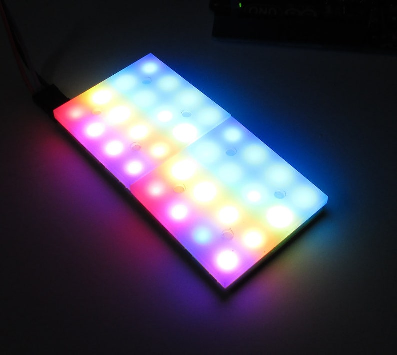 WS2812B RGB LED Modular Stackable Array With Diffuser - Etsy