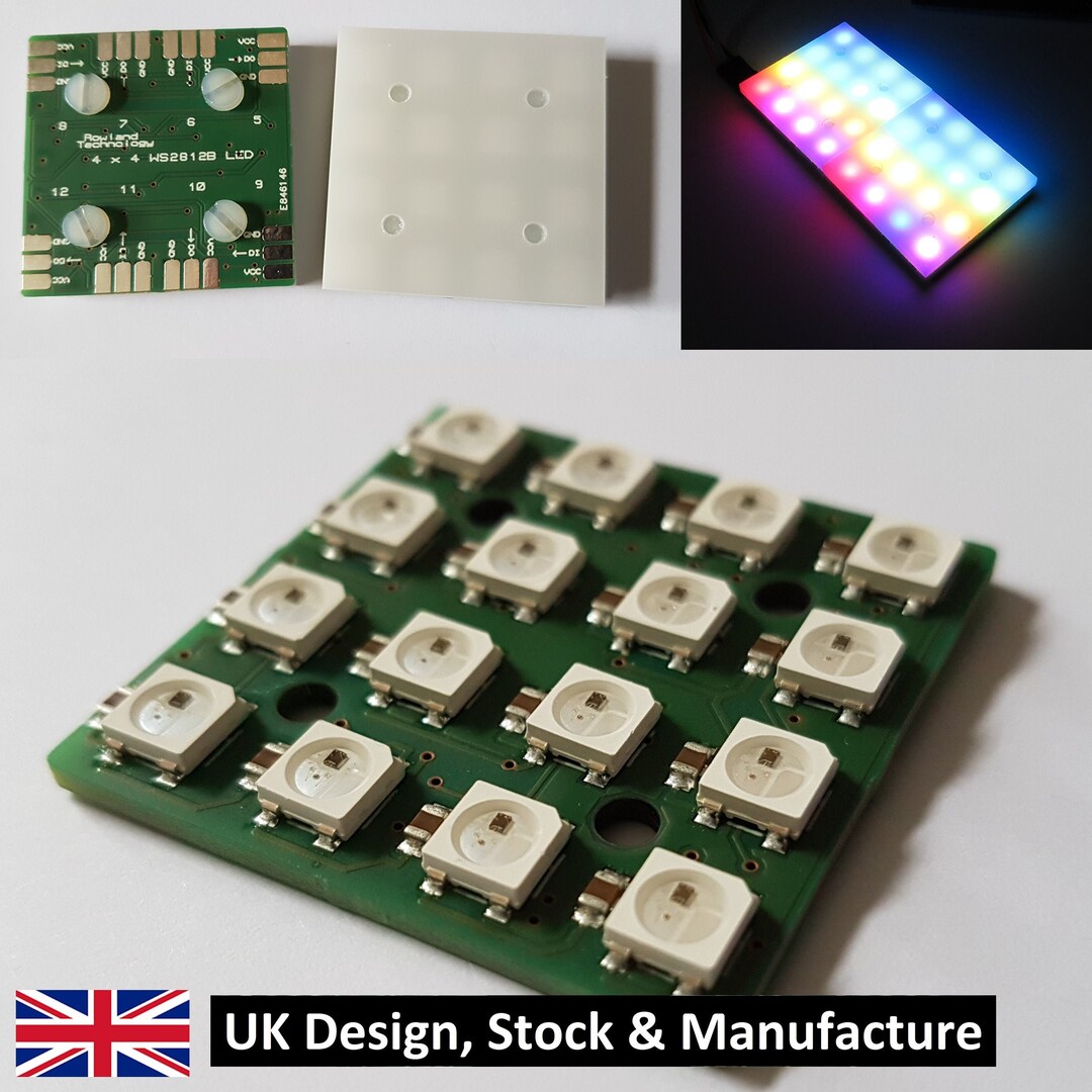 WS2812B RGB LED Modular Stackable Array With Diffuser - Etsy