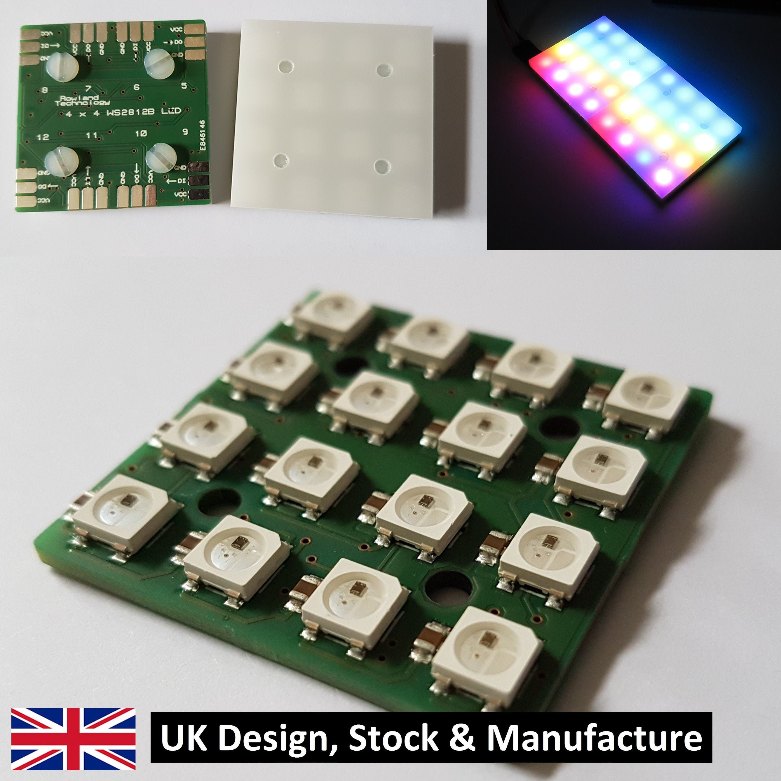 WS2812B RGB LED Modular Stackable Array With Diffuser - Etsy