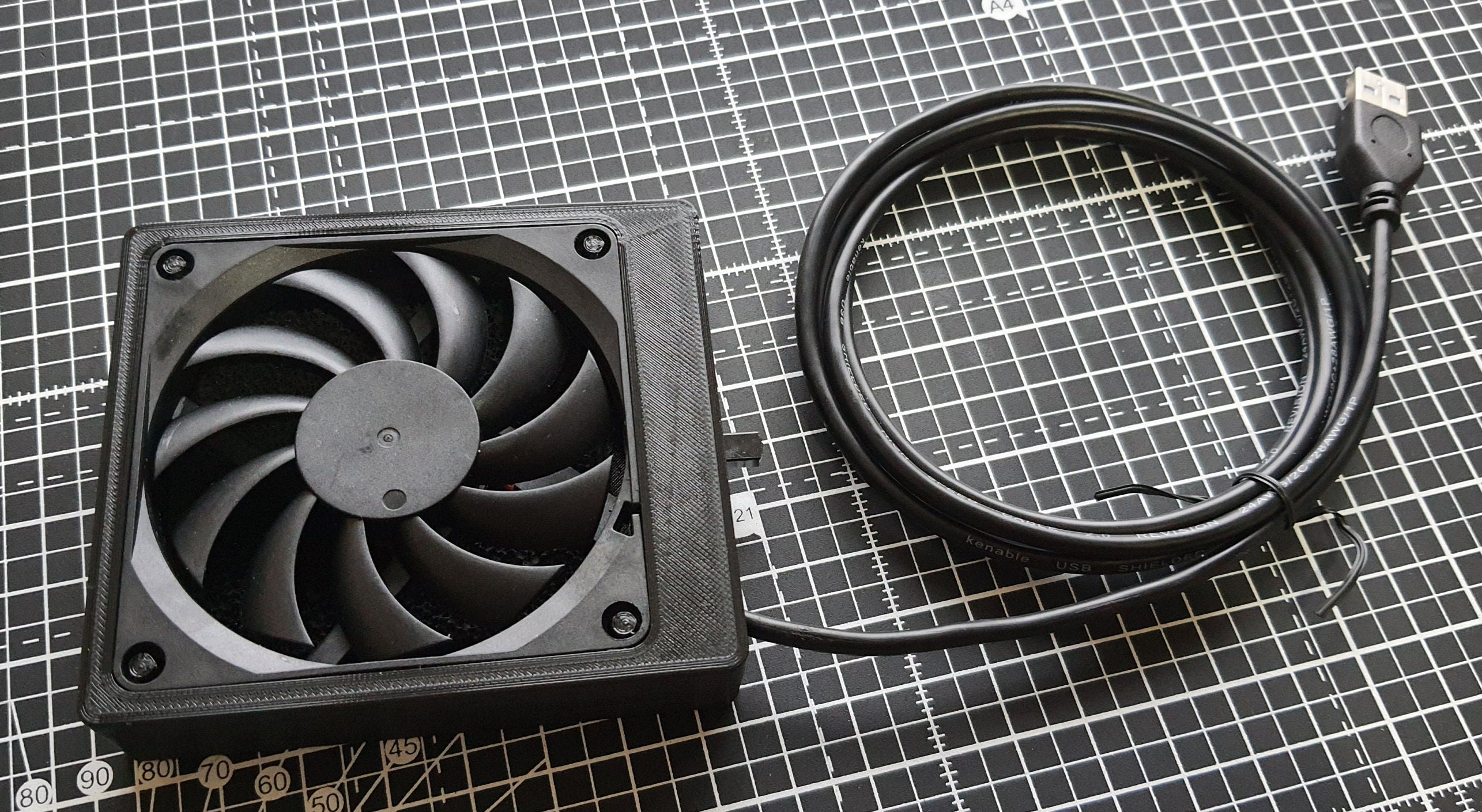 Solder Fume Extractor Fan Activated Carbon Filter USB Powered UK Seller ...