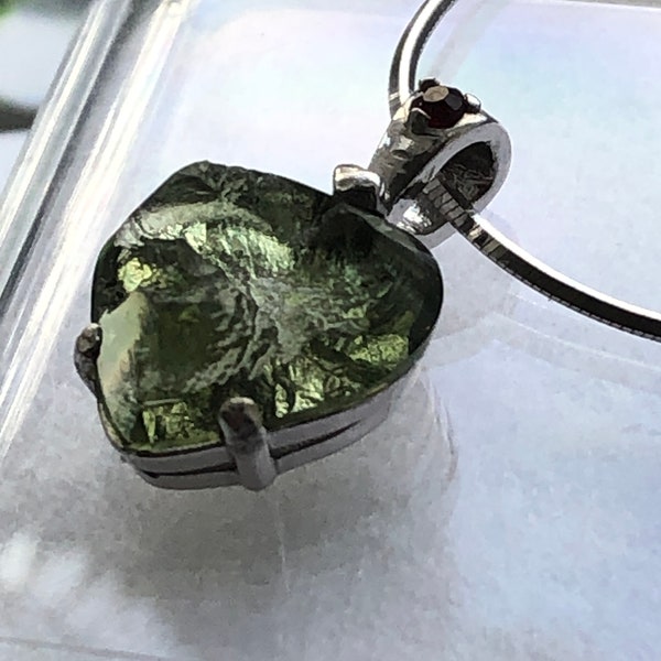 Moldavite Necklace - Etsy